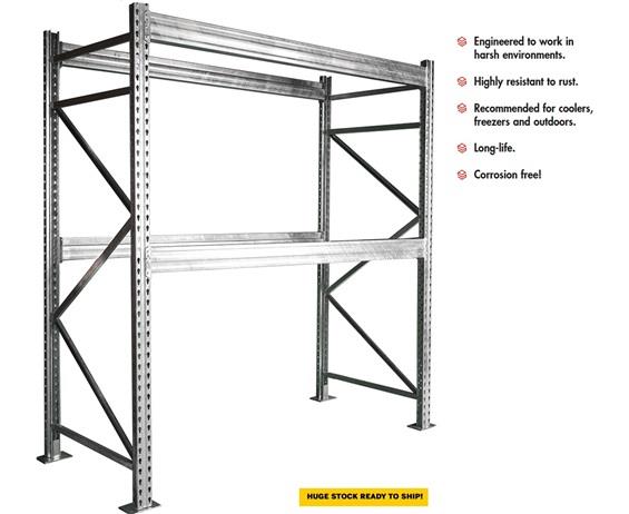 Galvanized Pallet Racks ~ Industrial Equipment for Sale