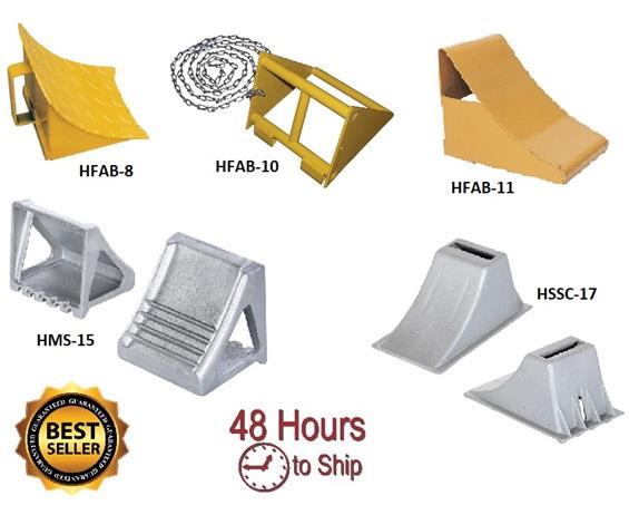 Steel Wheel Chocks ~ Industrial Equipment for Sale